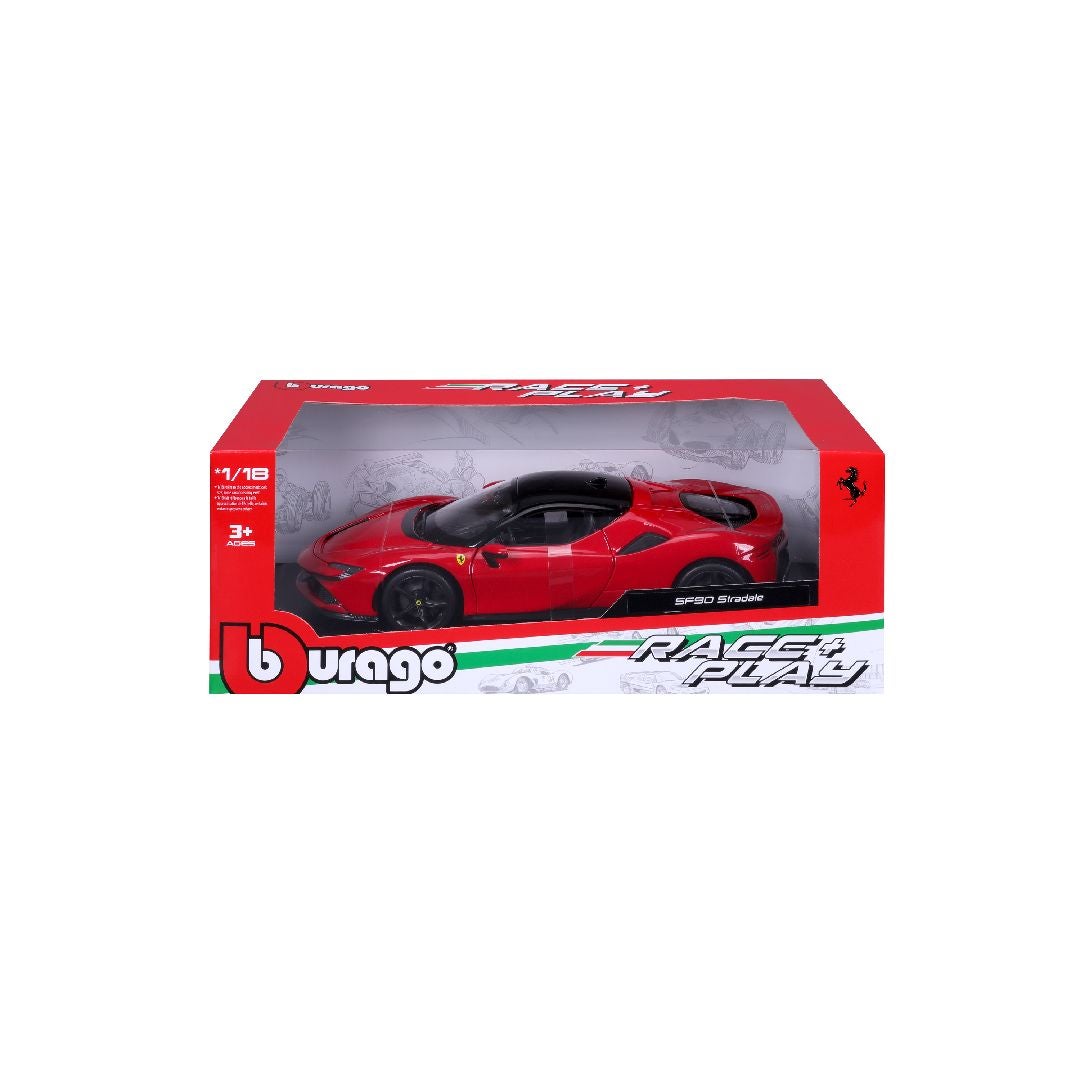 Bburago 1/18 R&P Ferrari SF90 Stradale (Red) | Pala Enterprises ...